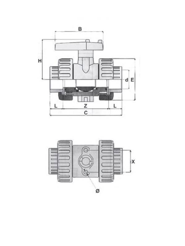 Girair Kogelkraan voor luchtleiding PVR 3-delig - BJC Tools