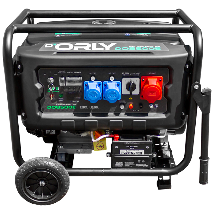 D'Orly Benzine aggregaat DO8500E 8.5kW - RATO 500 Motor