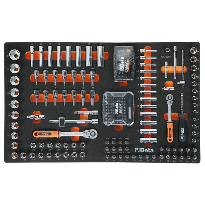 Beta Easy 2400S XLO9/E-XL Gereedschapswagen - Gevuld 439d