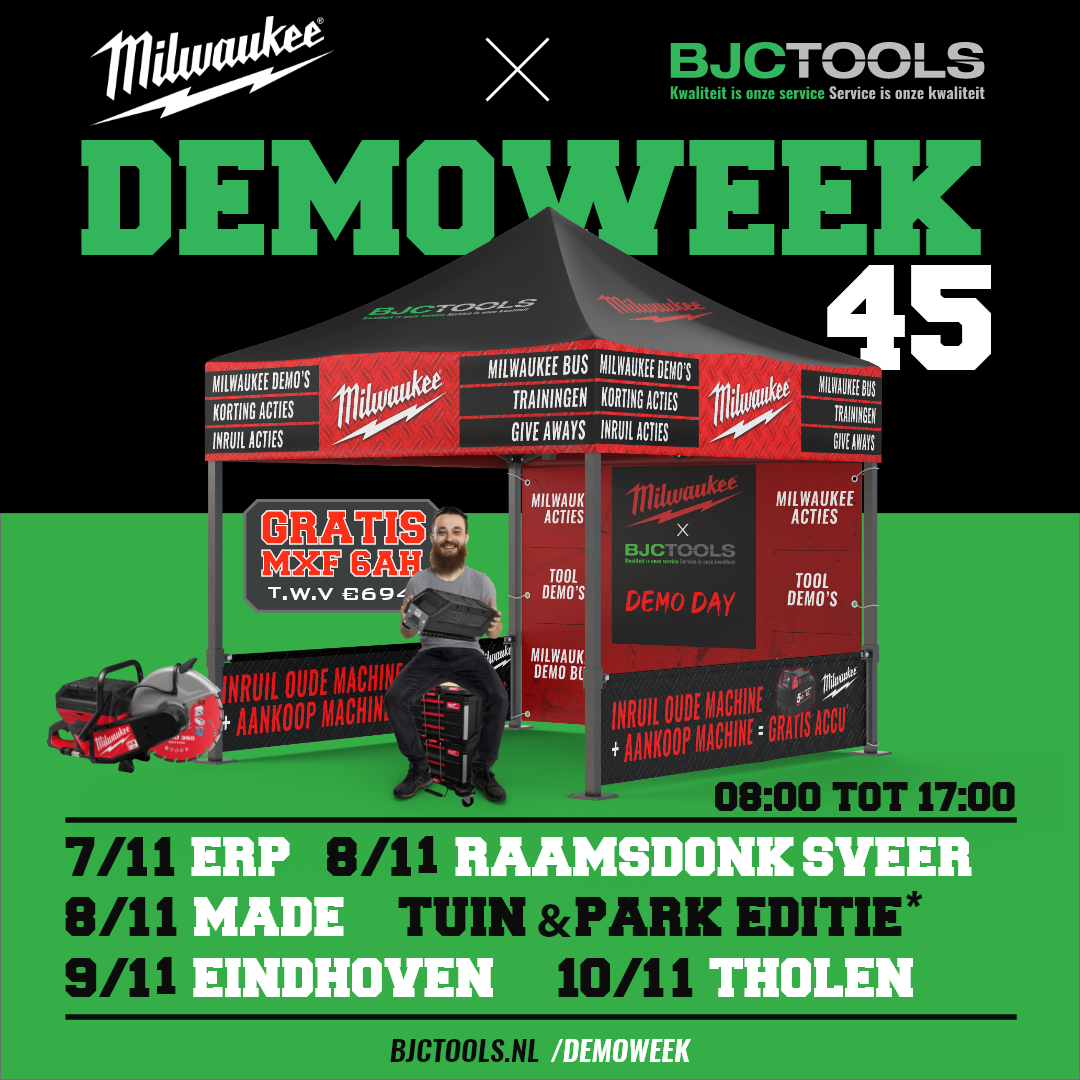 Demoweek - Week 45 - Milwaukee - BJC Tools