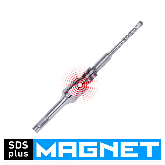DiStar Adapter М16XSDS Plus - Met magneet en centreerboor - BJC Tools